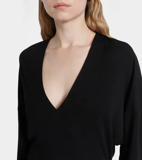 Emilio Pucci Stella Knitted Silk-blend Midi Dress