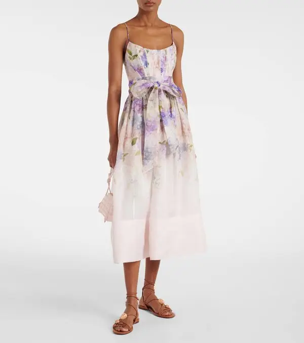 Zimmermann Gleam Leather Sandals