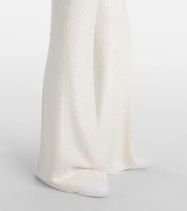 Gabriela Hearst Rhein Flared Silk Pants