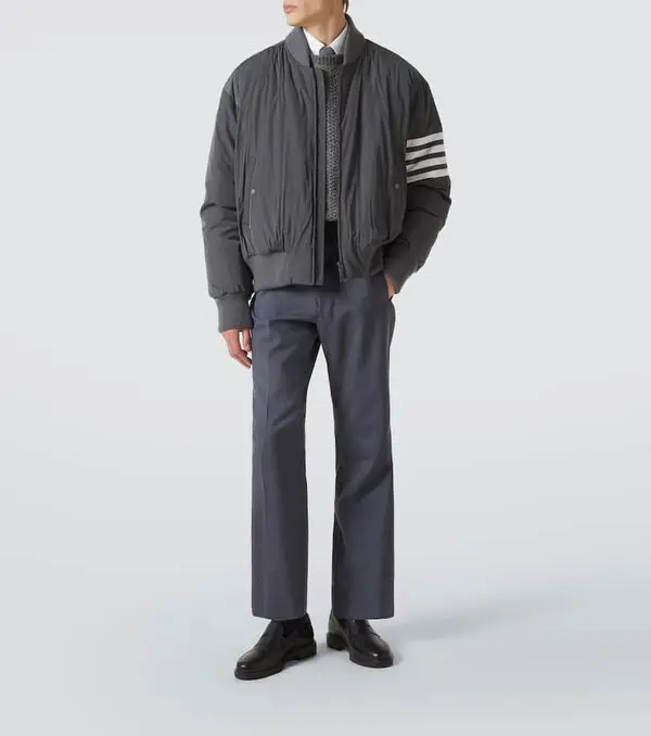 Thom Browne 4-bar Bomber Jacket