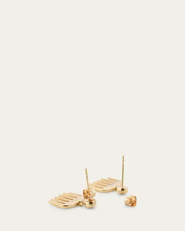 ALMASIKA Sagesse Vici Diamond Charm Earrings