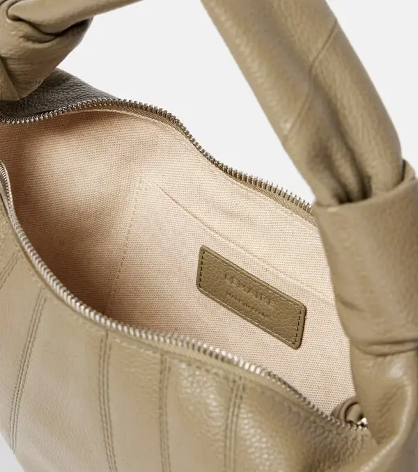 LEMAIRE Mini Leather Shoulder Bag - Green