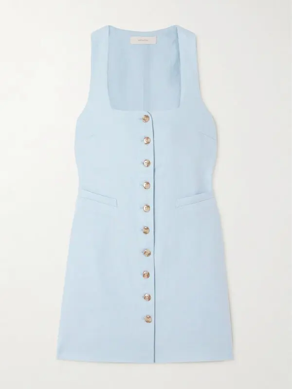 Faithfull The Brand Jaques Linen Mini Dress