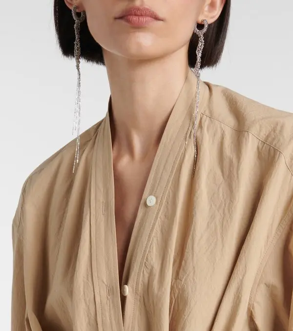 LEMAIRE Belted Cotton Shirt Dress