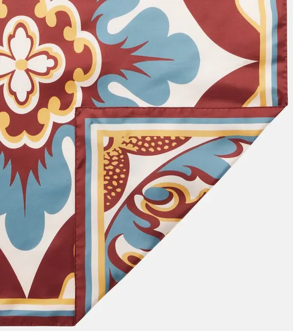 La DoubleJ - Printed Silk Twill Scarf