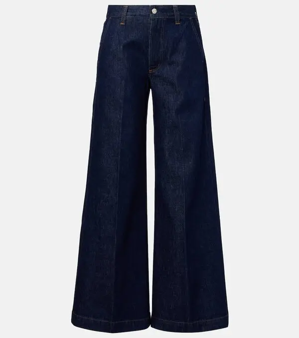 Citizens Of Humanity Beverly Mid-rise Wide-leg Jeans - Blue