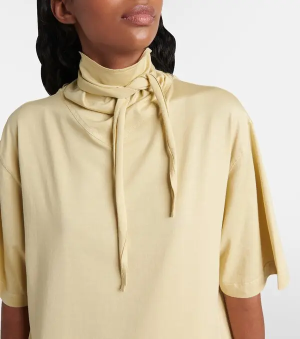 LEMAIRE Foulard Cotton Jersey T-shirt - Yellow