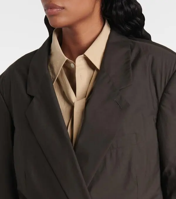 LEMAIRE Belted Cotton And Silk Blazer