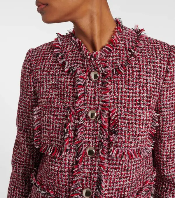 Safiyaa Wool-blend Tweed Jacket