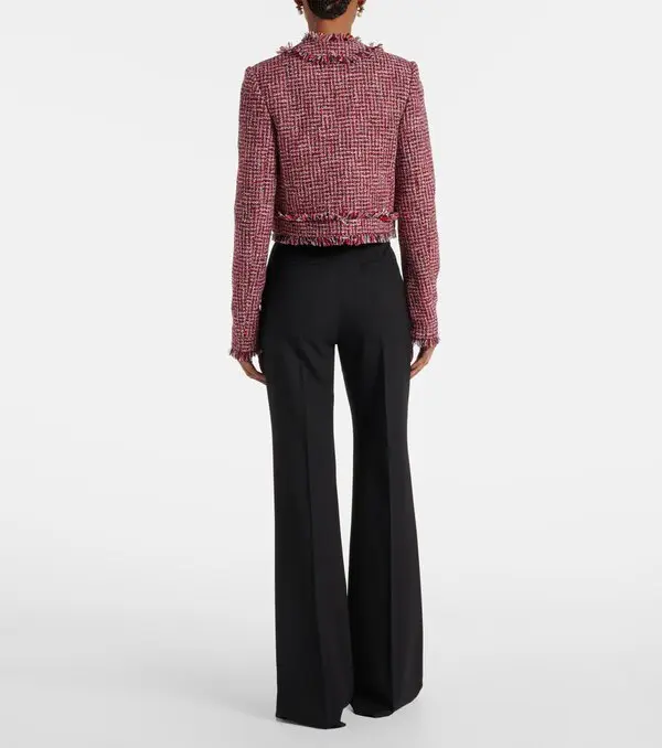 Safiyaa Wool-blend Tweed Jacket