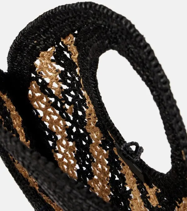 Jacquemus Spiaggia Small Raffia Shoulder Bag