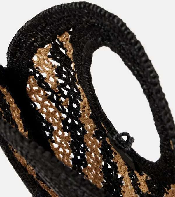 Jacquemus Spiaggia Small Raffia Shoulder Bag