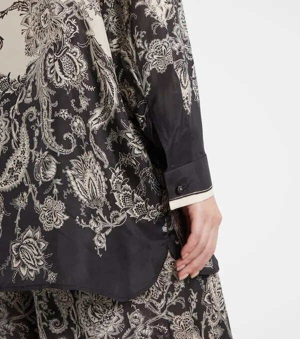 Zimmermann Rhiannon Paisley Silk Shirt