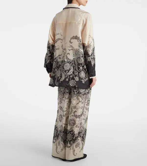 Zimmermann Rhiannon Paisley Silk Shirt