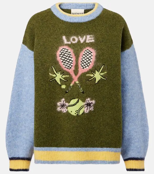 ALEMAIS Anouk Wool, Alpaca, And Mohair-blend Sweater