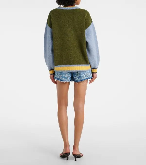 ALEMAIS Anouk Wool, Alpaca, And Mohair-blend Sweater