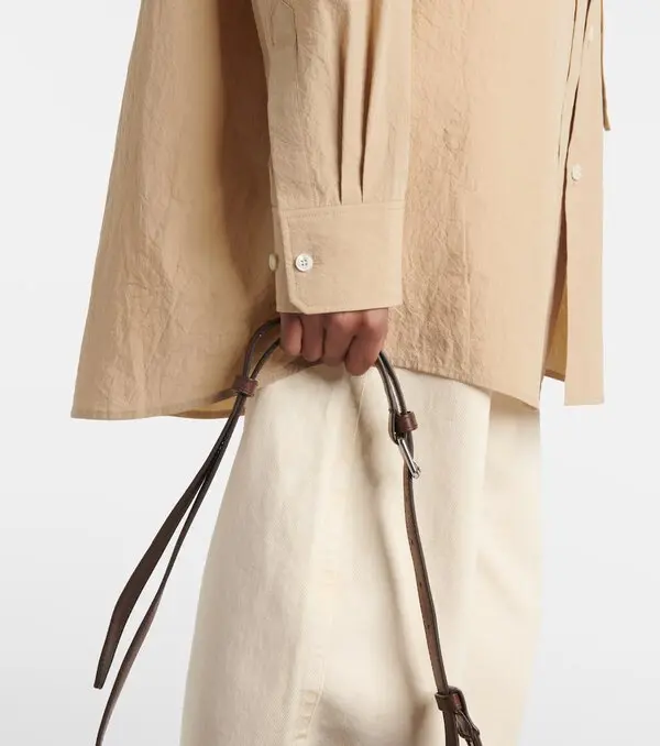 LEMAIRE Tie-detailed Cotton Shirt