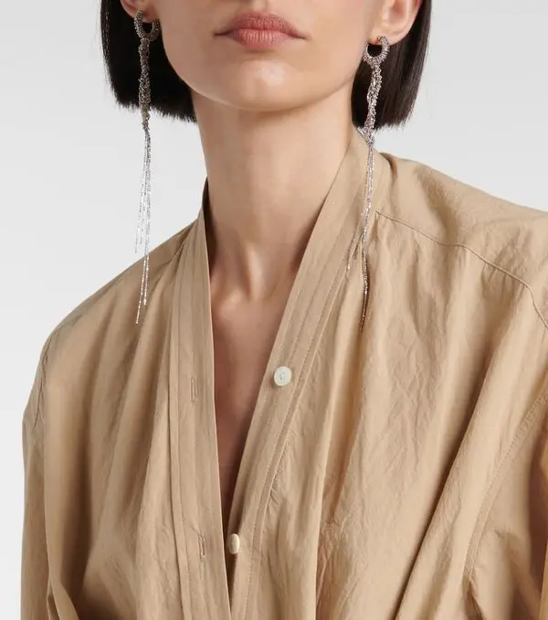 LEMAIRE Belted Cotton Shirt Dress