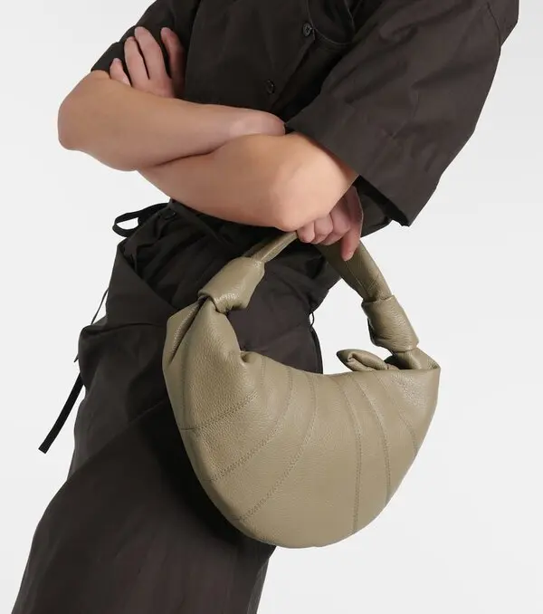 LEMAIRE Fortune Croissant Mini Shoulder Bag - Green