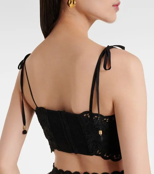 Zimmermann Rhiannon Embroidered Cotton Top