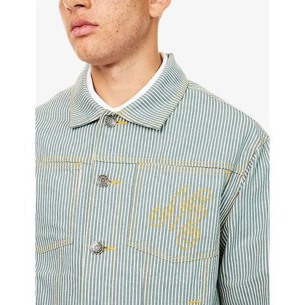 New Era Striped Denim Jacket