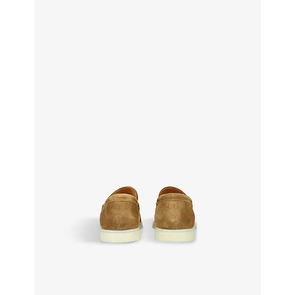 AURELIEN Yacht Suede Loafers - Tan