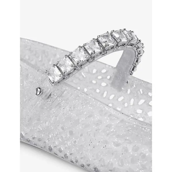 JIMMY CHOO Jelly Ballet Flats - Clear/silver/crystal