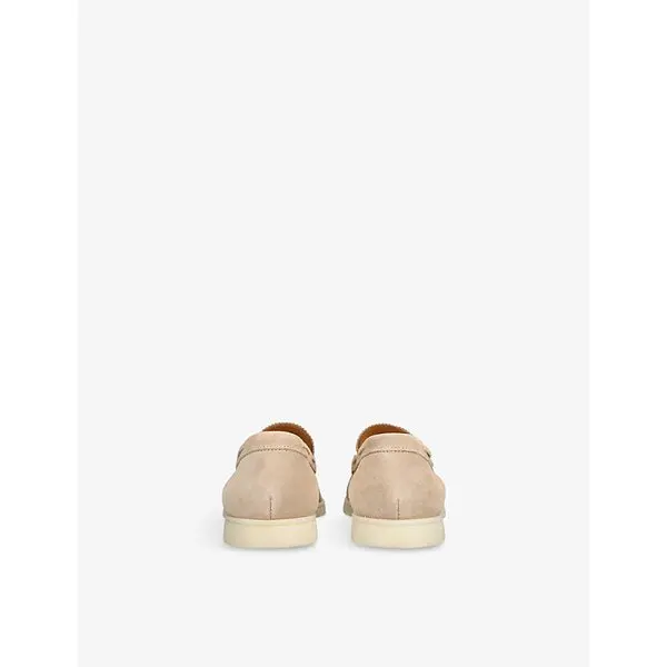 AURELIEN Yacht Suede Loafers - Beige