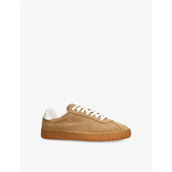 JAK Flow Suede Low-top Trainers - Tan Comb