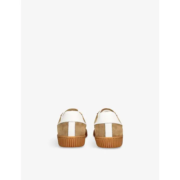 JAK Flow Suede Low-top Trainers - Tan Comb