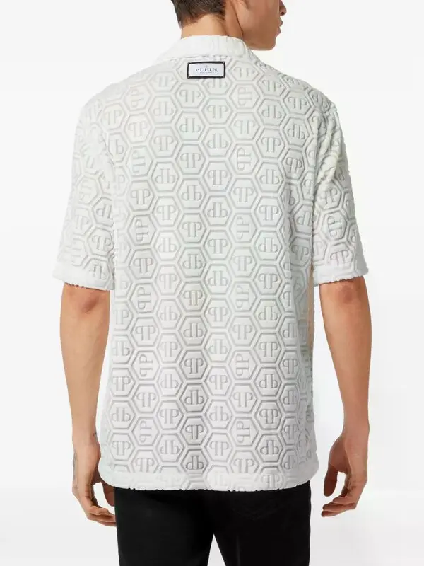 Philipp Plein Monogram-jacquard Shirt
