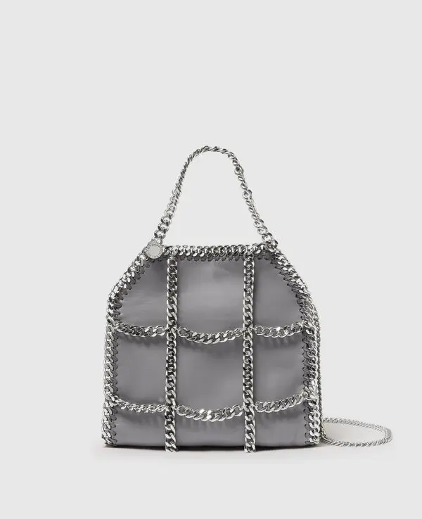 Stella McCartney Limited-edition Falabella Chain Cage Mini Tote - Gray