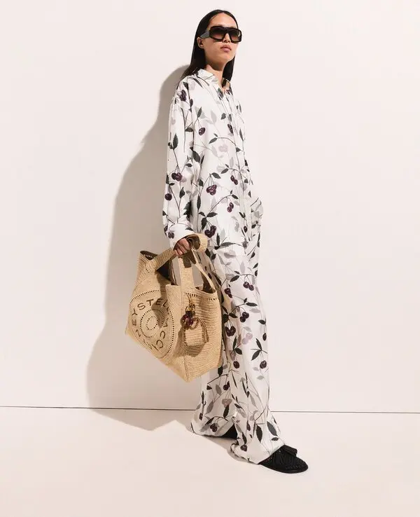 Stella McCartney Cherry Print Oversized Trousers