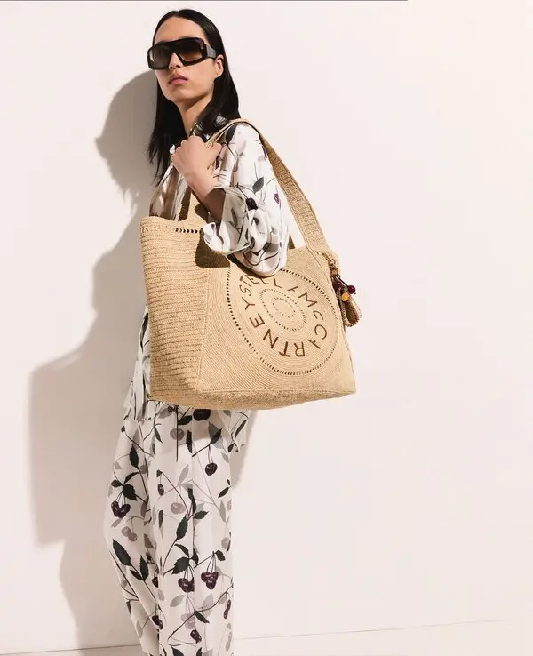 Stella McCartney Cherry Print Oversized Trousers