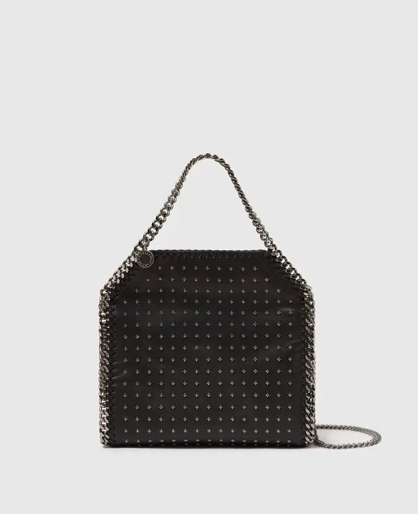 Stella McCartney Falabella Star Studs Mini Tote Bag - Black