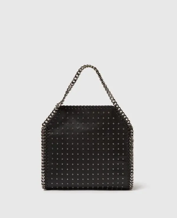 Stella McCartney Falabella Star Studs Mini Tote Bag - Black