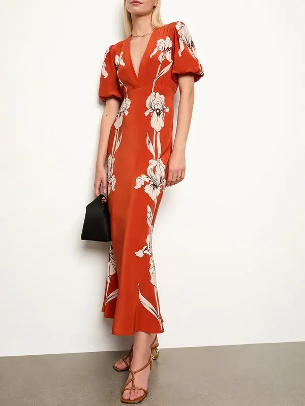 La DoubleJ Marlene Dress - Iris Placée