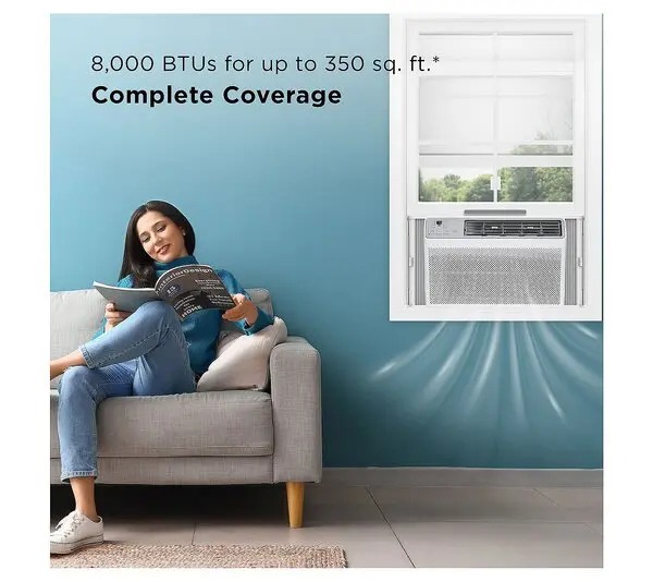 TCL 8,000 Btu Smart Window Air Conditioner With Remote