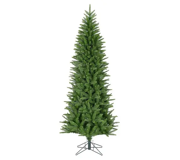 FRASER HILL FARM 7.5-ft. Winter Falls Slim Chri Stmas Tree - One-color