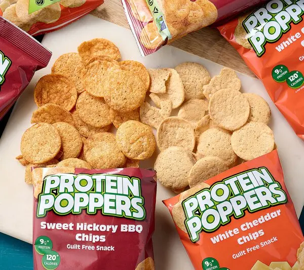 PROTEIN POPPERS 1oz Bags Of Crispy Protein Chips - One-color