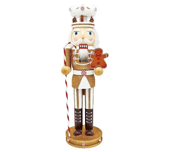 SANTA'S WORKSHOP 14' Gingerbread King Nutcracke R