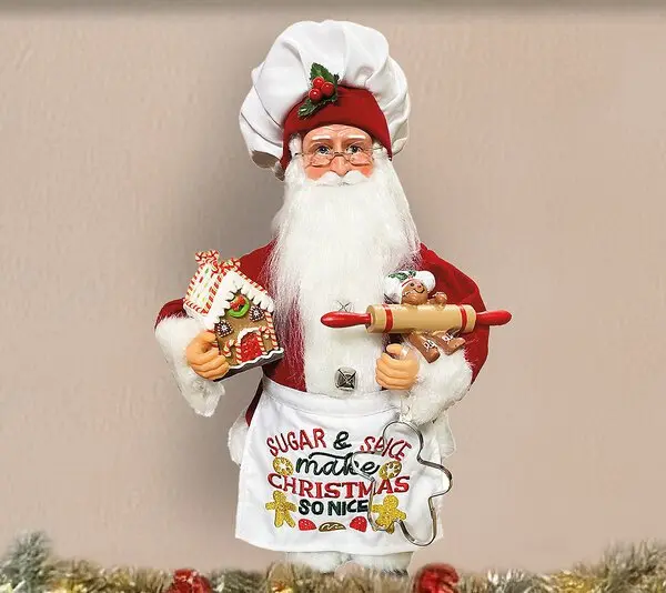 SANTA'S WORKSHOP 15' Sugar & Spice Santa - One-color