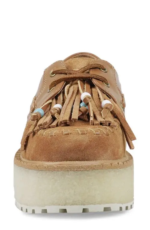ZIGI Skipper Platform Wedge Loafer - Tan Suede