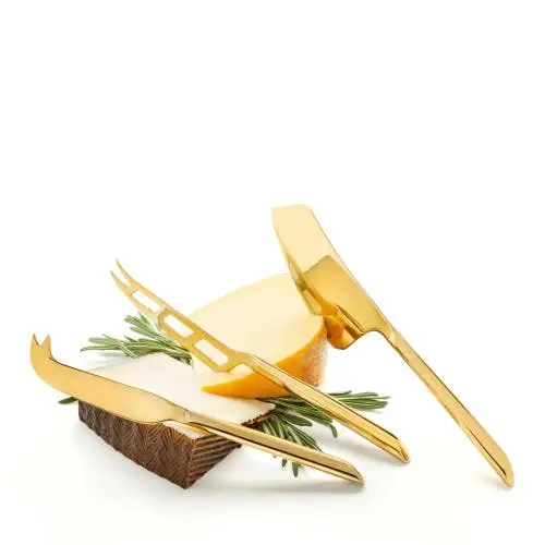 VISKI Belmont Cheese Knives Set - Gold