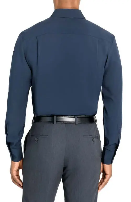 W.R.K Regular Fit Solid Performance Dress Shirt
