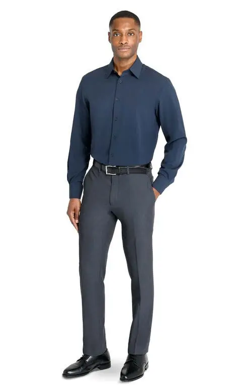 W.R.K Regular Fit Solid Performance Dress Shirt
