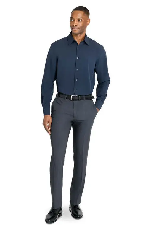 W.R.K Regular Fit Solid Performance Dress Shirt