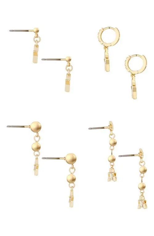 Ettika 4-pack Star Drop Earrings