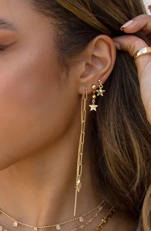 Ettika 4-pack Star Drop Earrings