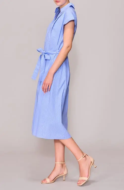 MELLODAY Cap Sleeve Shirtdress